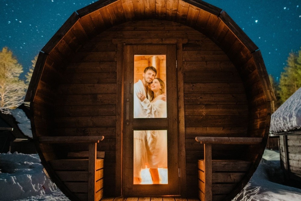 Sauna Carriage - Activity in Lappland Finland - 2025-2026 with Apukka ...